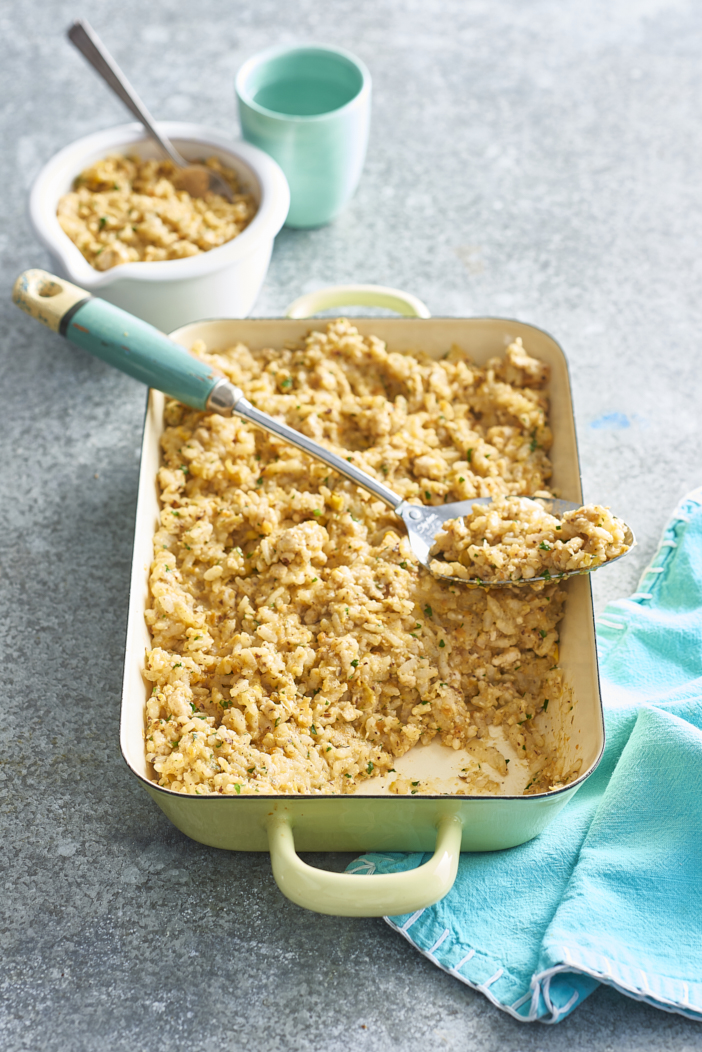 Brazil nut, chicken and sweet potato risotto (baby friendly)