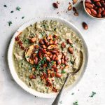 Creamy broccoli, chicken and wild rice soup