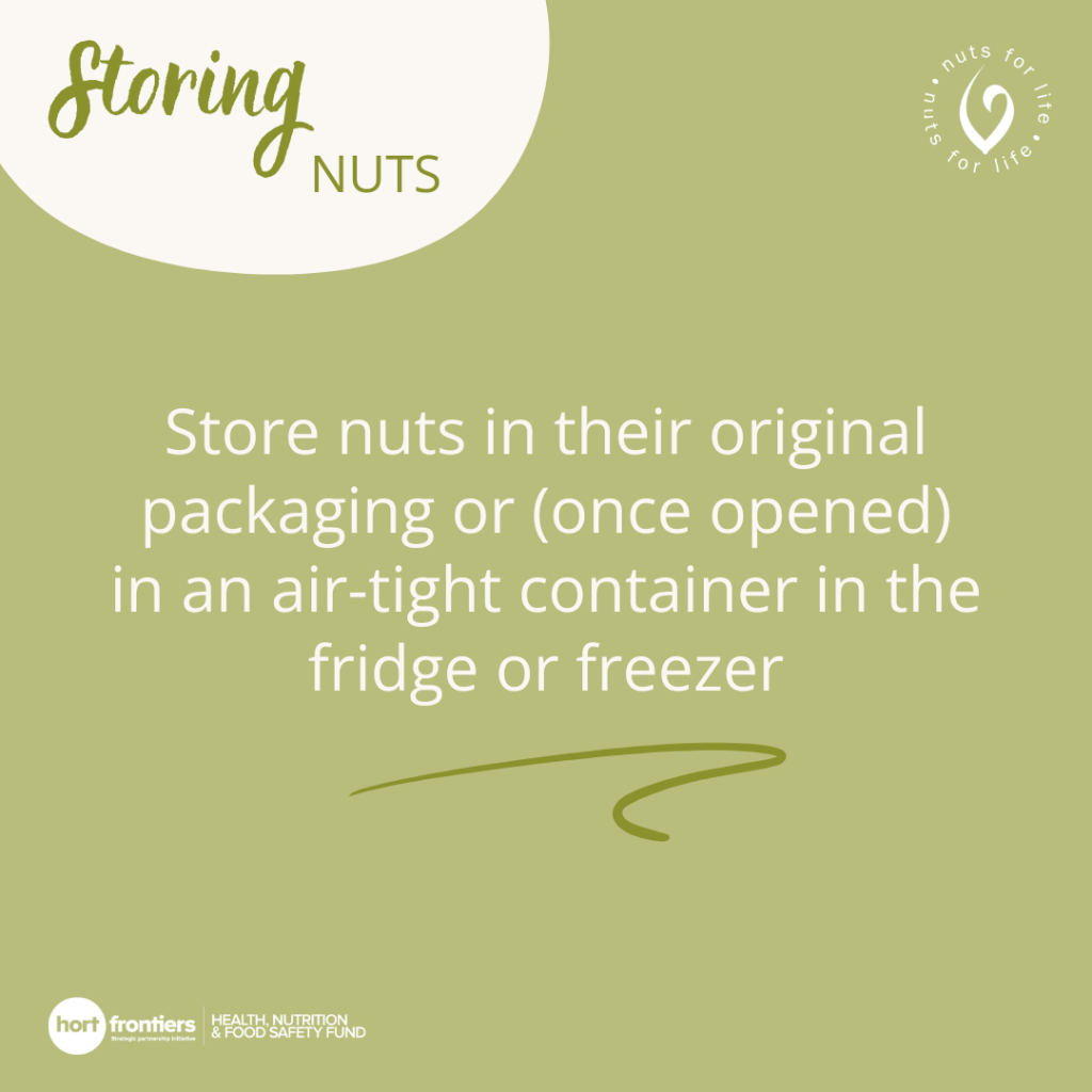 Storing nuts