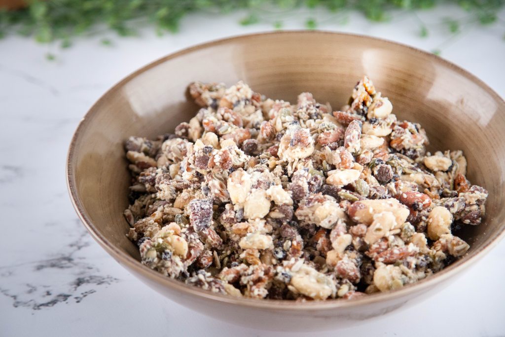 White chocolate nut mix